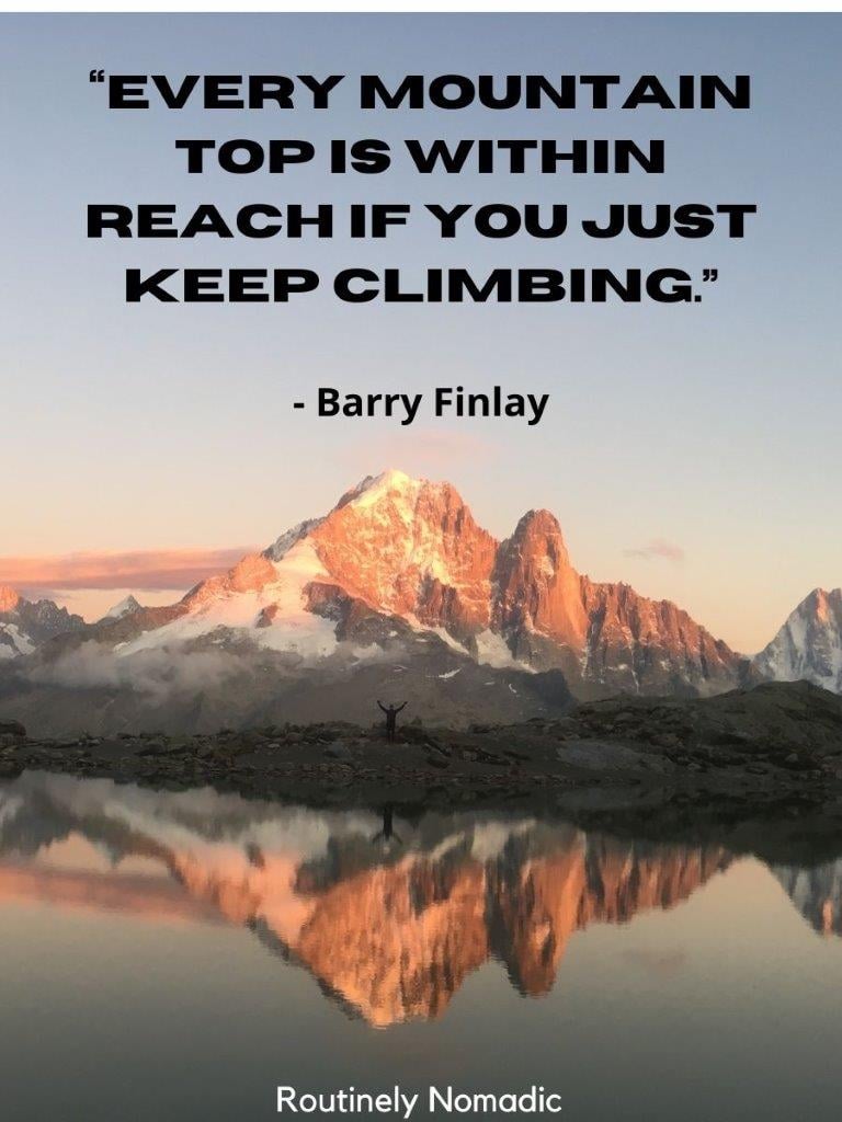 200 Inspiring Short Mountain Quotes for Your Next Adventure - Routinely ...