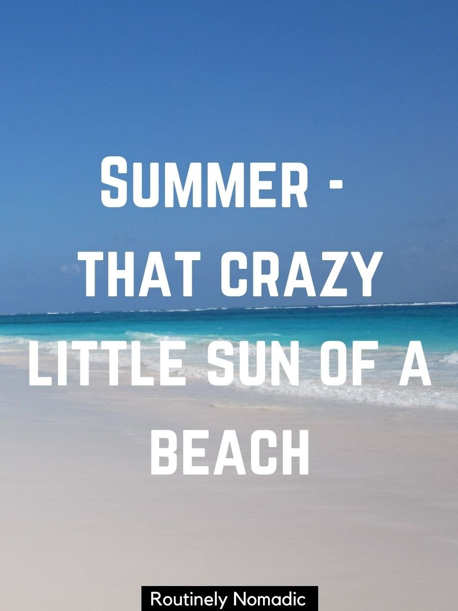 175 Funny and Short Beach Quotes for Fun in the Sun - Routinely Shares