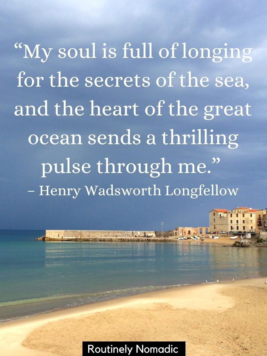 100 Short Sea Quotes for Instagram for Those that Love the Water ...