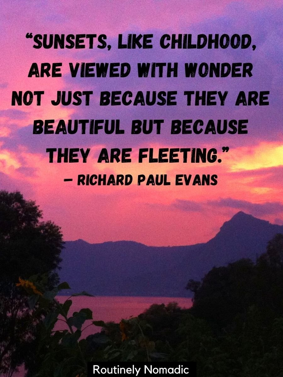 Best Sunset Quotes About Life: 45 Meaningful Sunset Sayings - Routinely ...