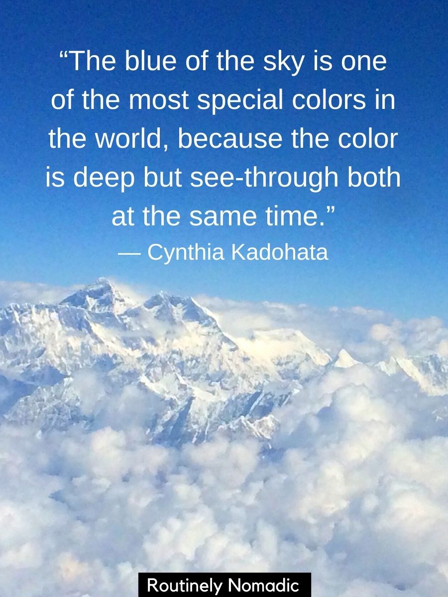 100 Short Aesthetic Blue Quotes for Instagram - Routinely Shares