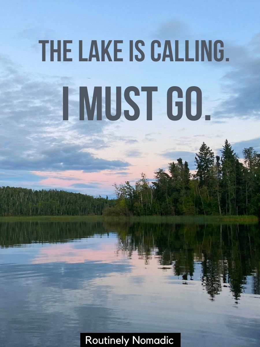 100 Short Lake Quotes for Instagram - Routinely Shares