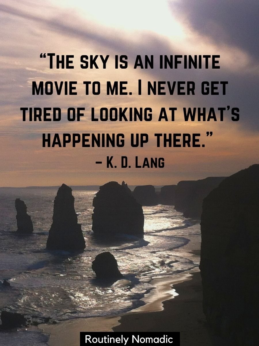 100 Beautiful Short Sky Quotes for Instagram - Routinely Shares