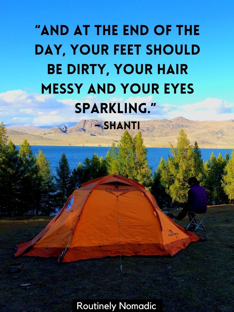 145 Inspiring and Funny Camping Quotes and Sayings - Routinely Shares