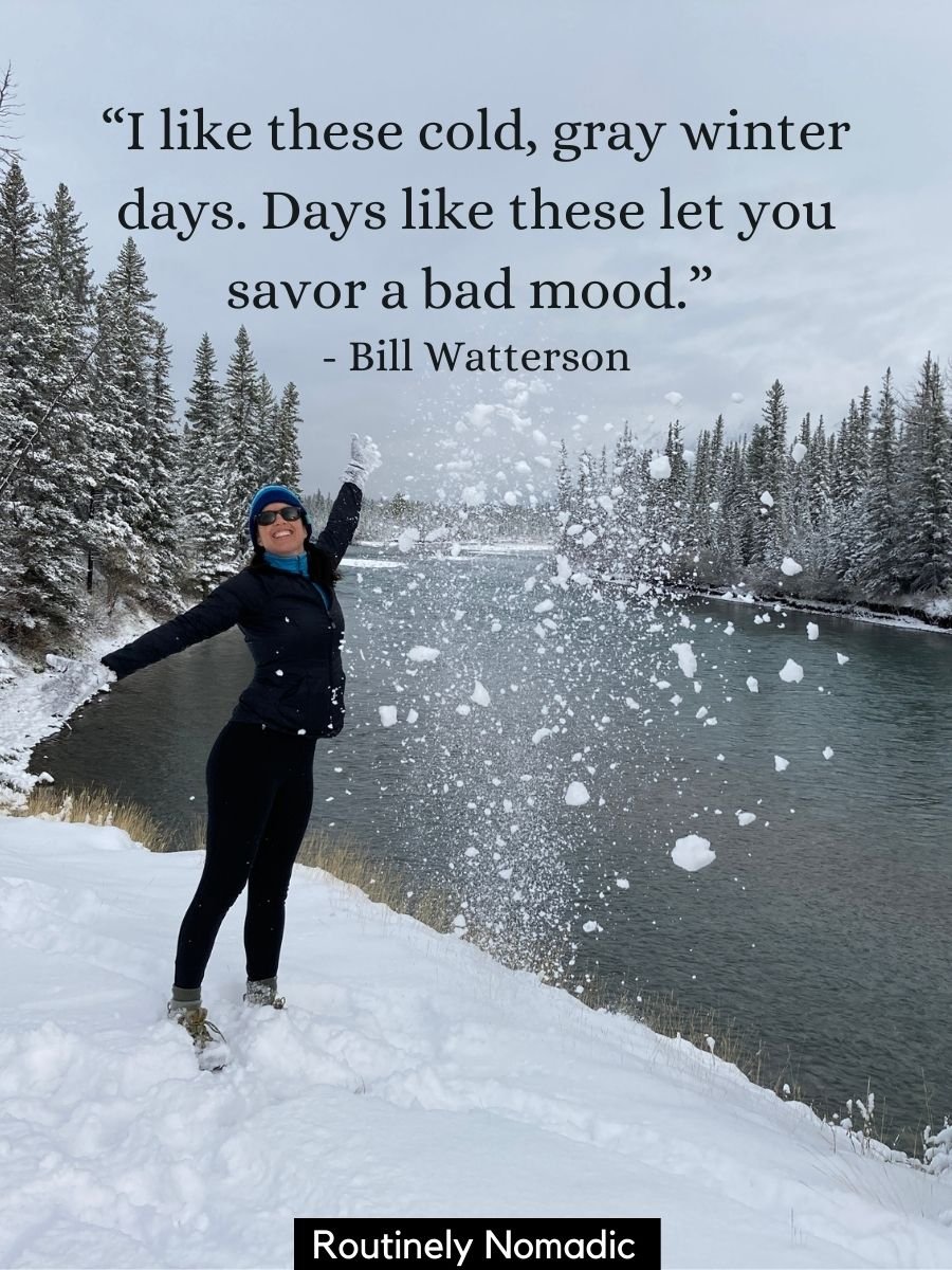 100 Short Snow Quotes for Instagram for that Cold Weather Aesthetic ...