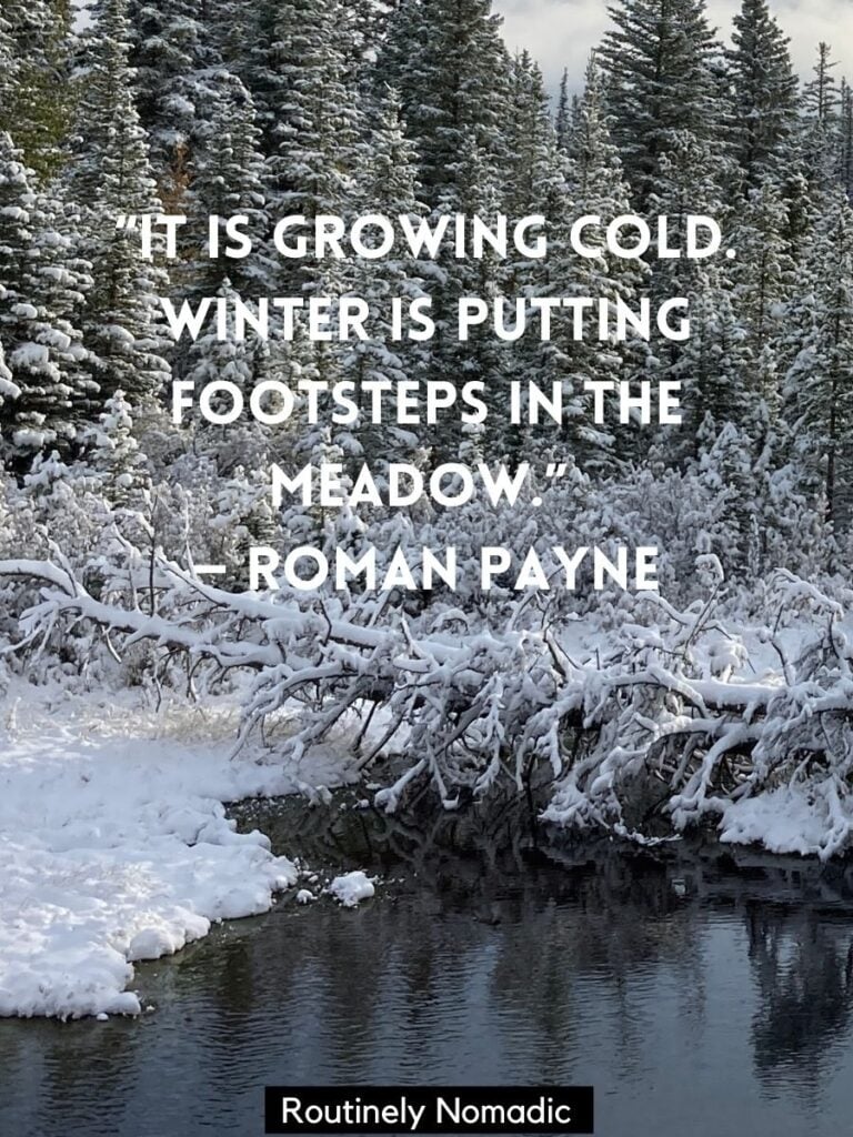 100 Short Winter Quotes for that Cold Weather Aesthetic - Routinely Shares