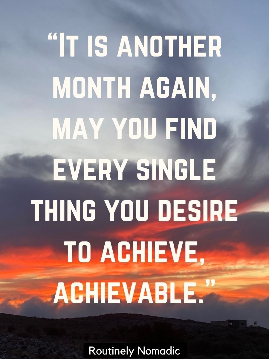 95 Happy New Month Quotes to Bring the Positivity - Routinely Shares