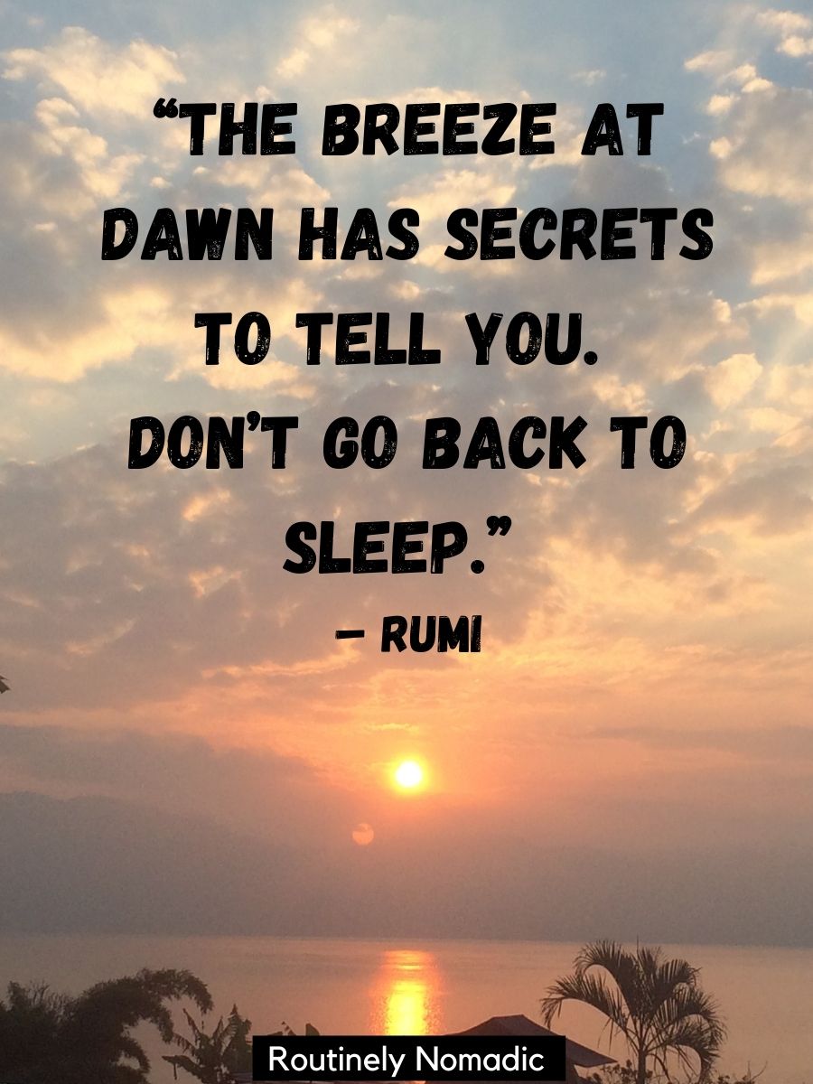 115 Short Morning Quotes for Early Start Aesthetic - Routinely Shares