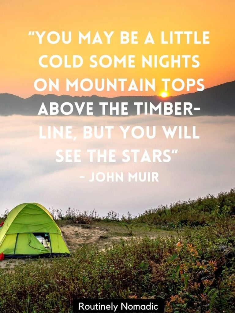 145 Inspiring and Funny Camping Quotes and Sayings - Routinely Shares