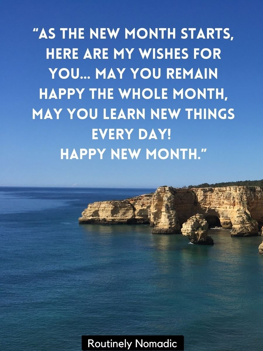 95 Happy New Month Quotes to Bring the Positivity - Routinely Shares