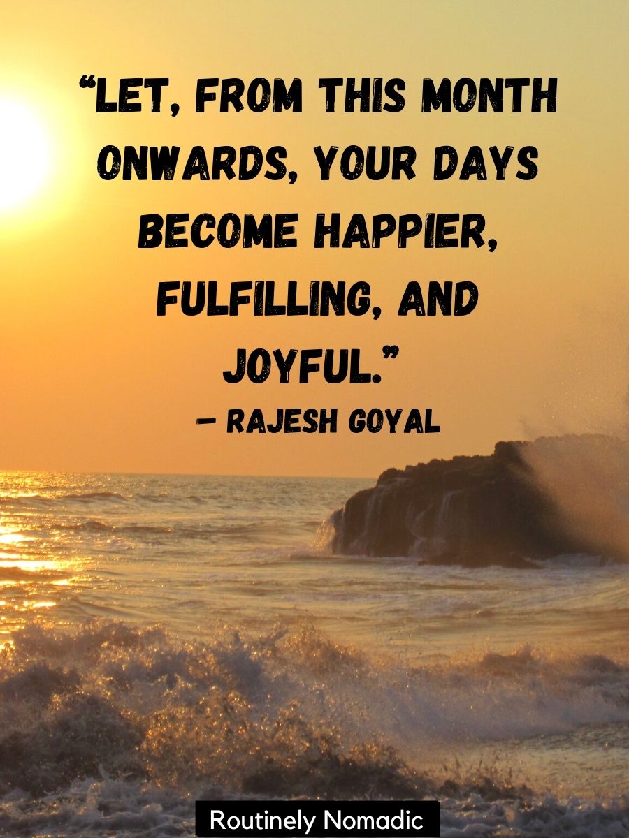 95 Happy New Month Quotes to Bring the Positivity - Routinely Shares