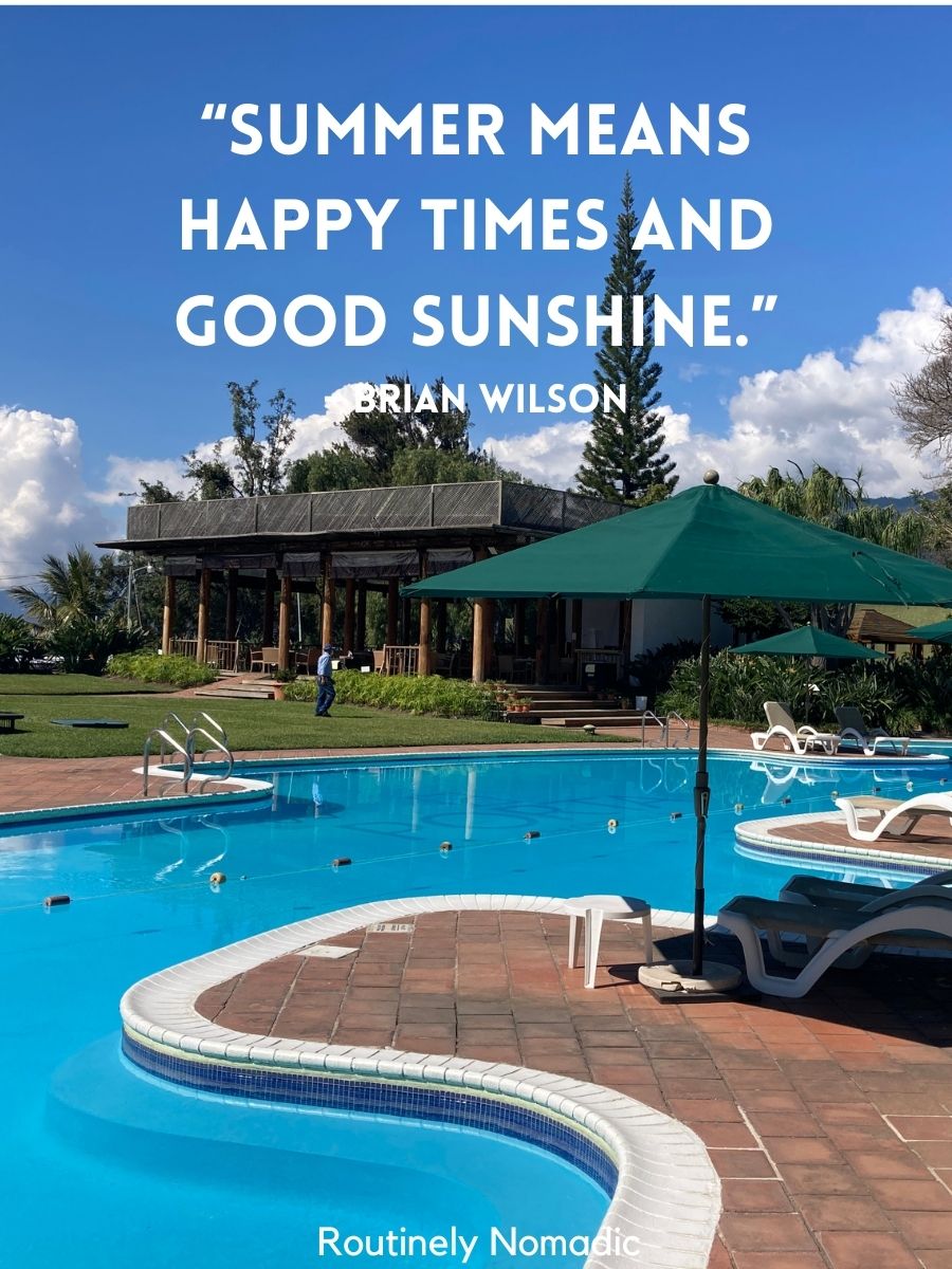 100 Short Pool Quotes for Instagram and Sayings for Your Summer ...