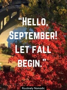 100 Hello September Quotes for that Happy to Welcome a New Month ...
