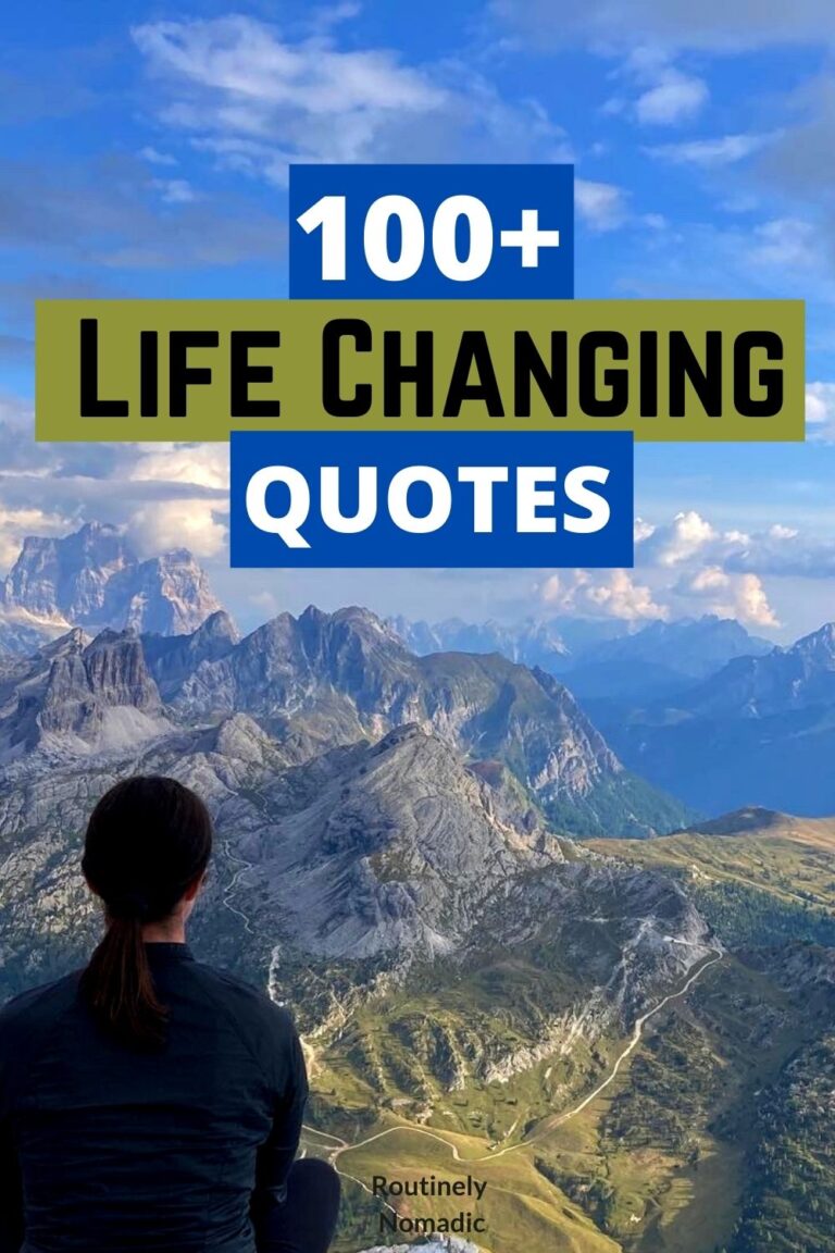 100 Short Positive Life Changing Quotes for When You Are Ready for a ...