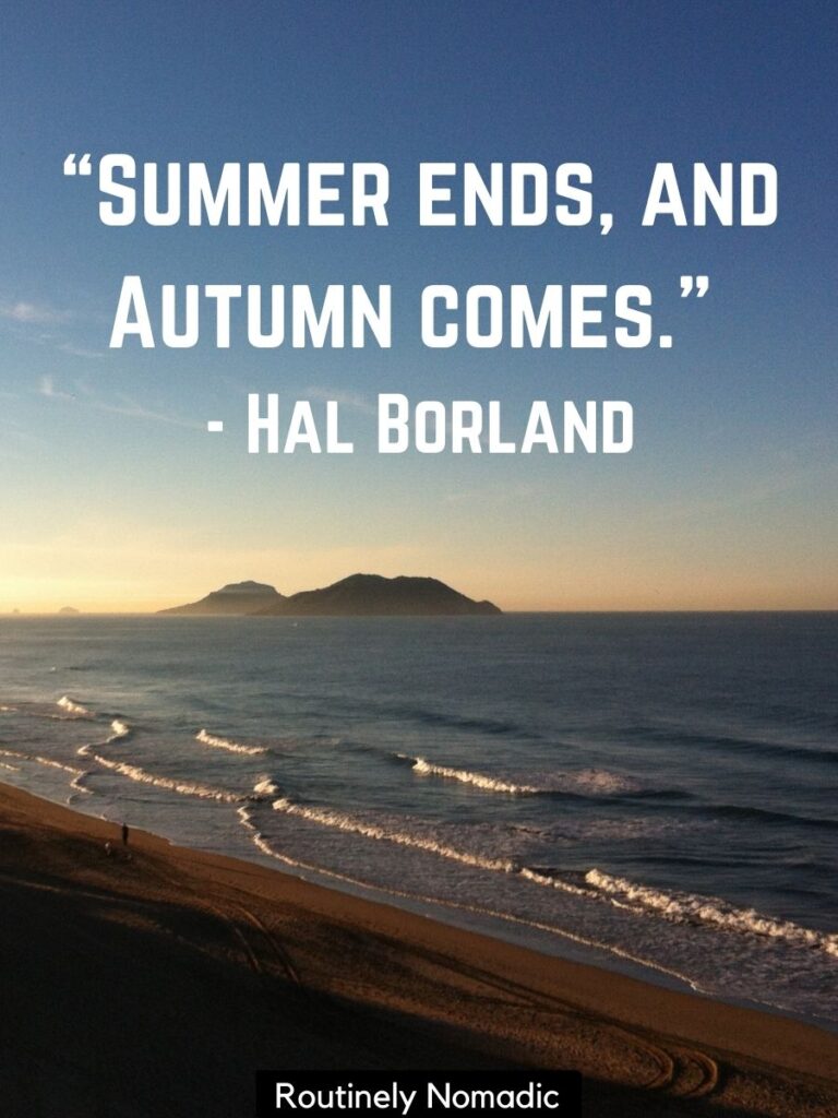 100 End of Summer Quotes for the Last Summer Days - Routinely Shares