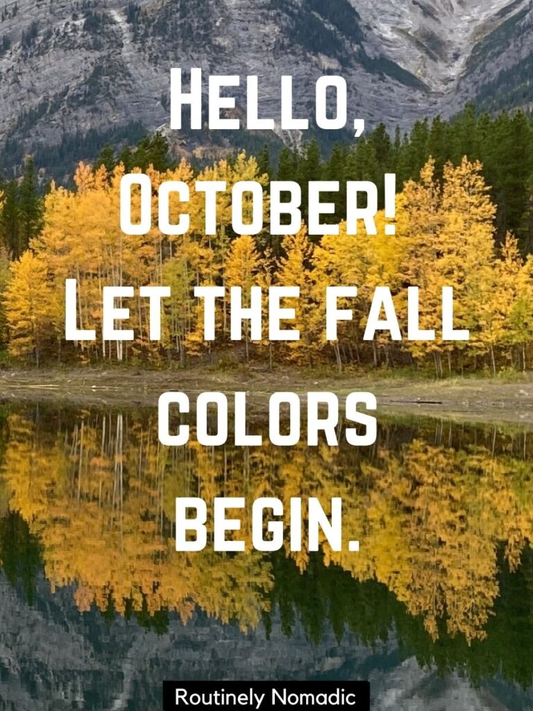 100 Hello October Quotes for When You are Happy to Welcome a New Month ...