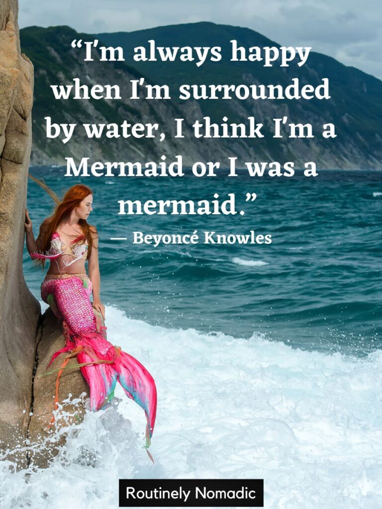 115 Inspirational Mermaid Quotes for that into the Blue Aesthetic ...