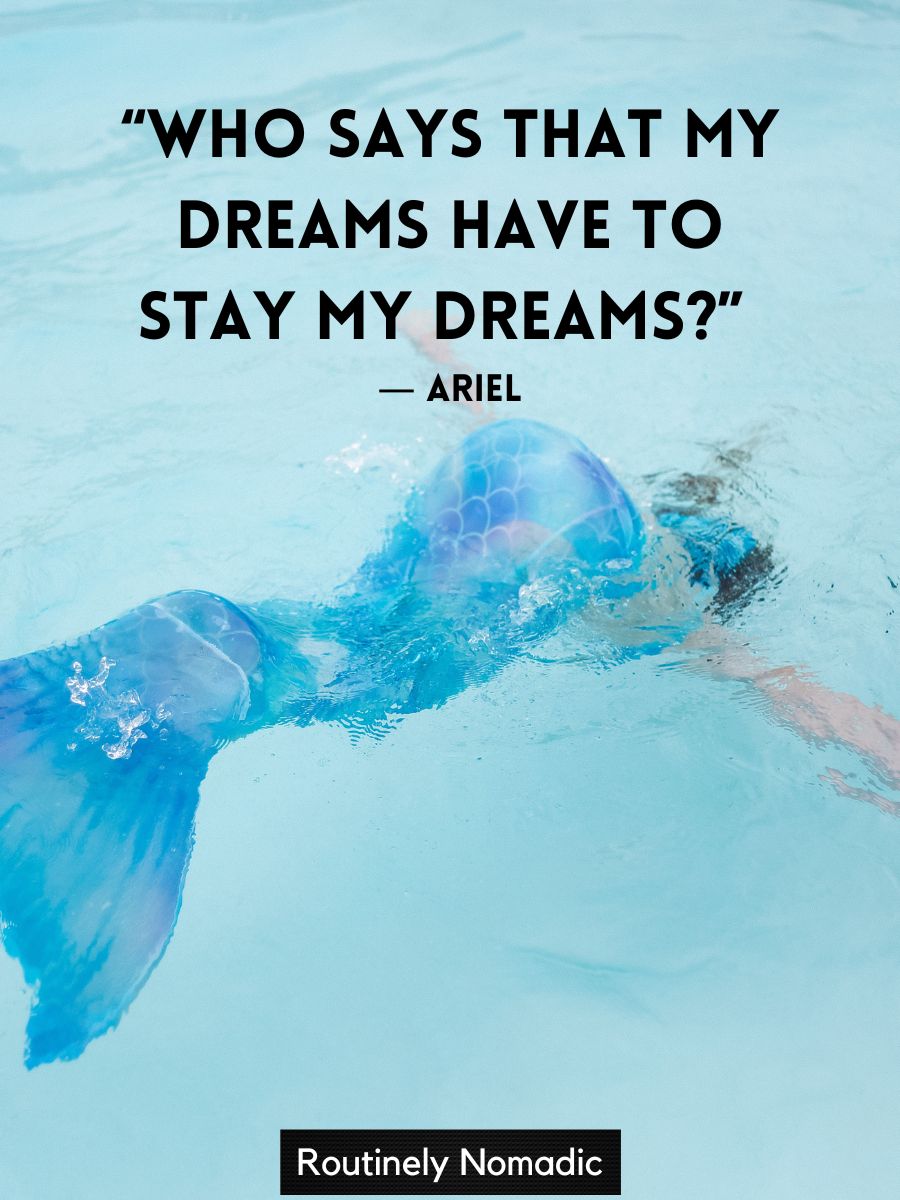 115 Inspirational Mermaid Quotes for that into the Blue Aesthetic ...