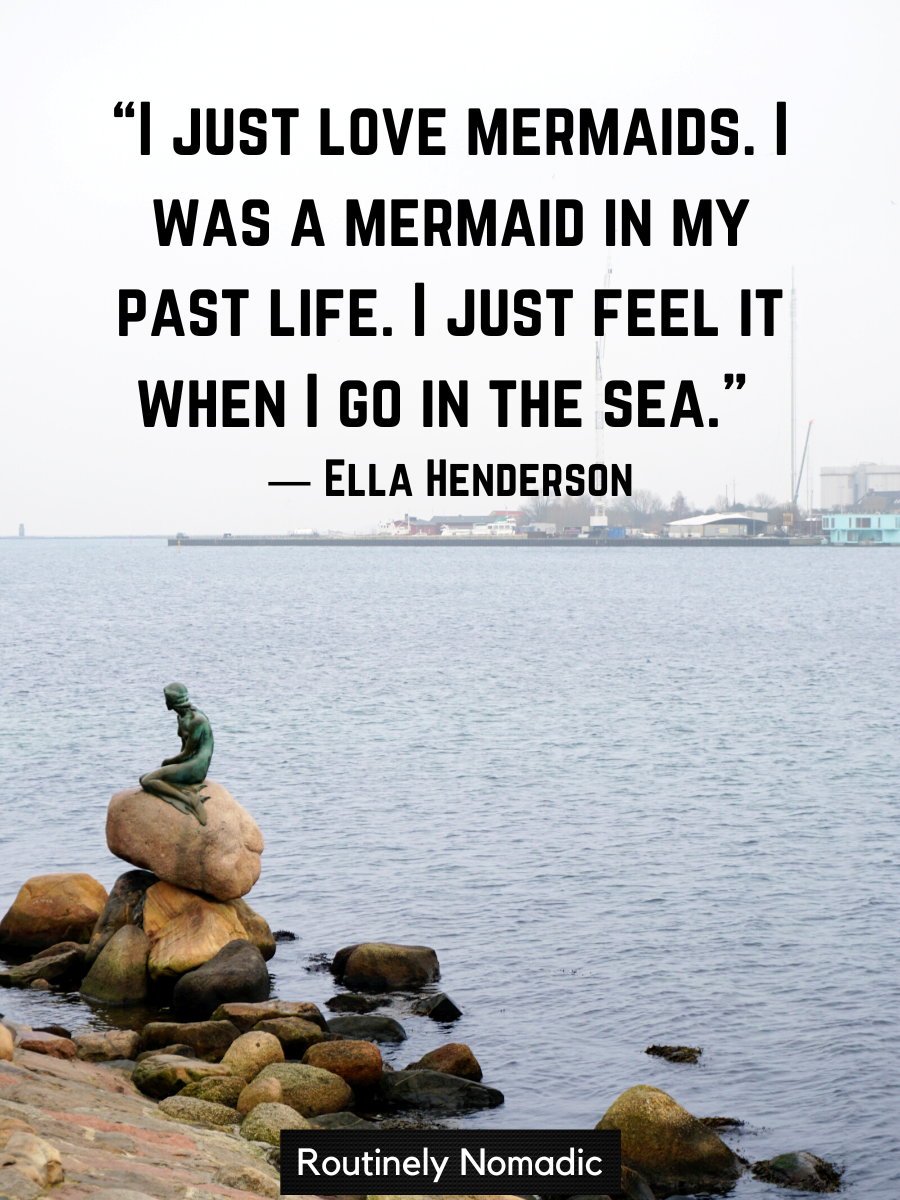 115 Inspirational Mermaid Quotes for that into the Blue Aesthetic ...