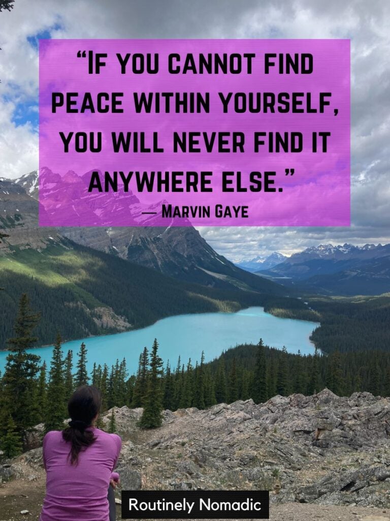 100 Short Finding Peace Quotes for that Letting Go Aesthetic ...