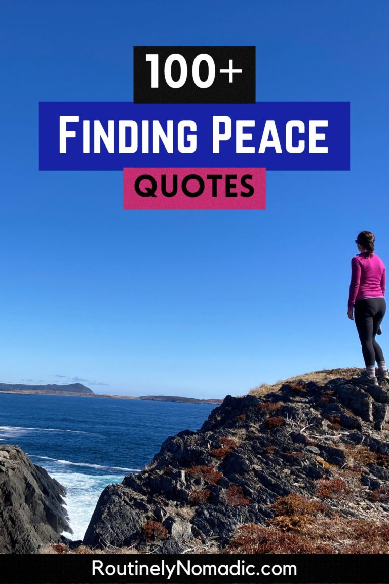 100 Short Finding Peace Quotes for that Letting Go Aesthetic ...