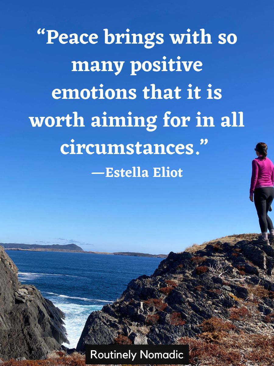 100 Short Finding Peace Quotes for that Letting Go Aesthetic ...