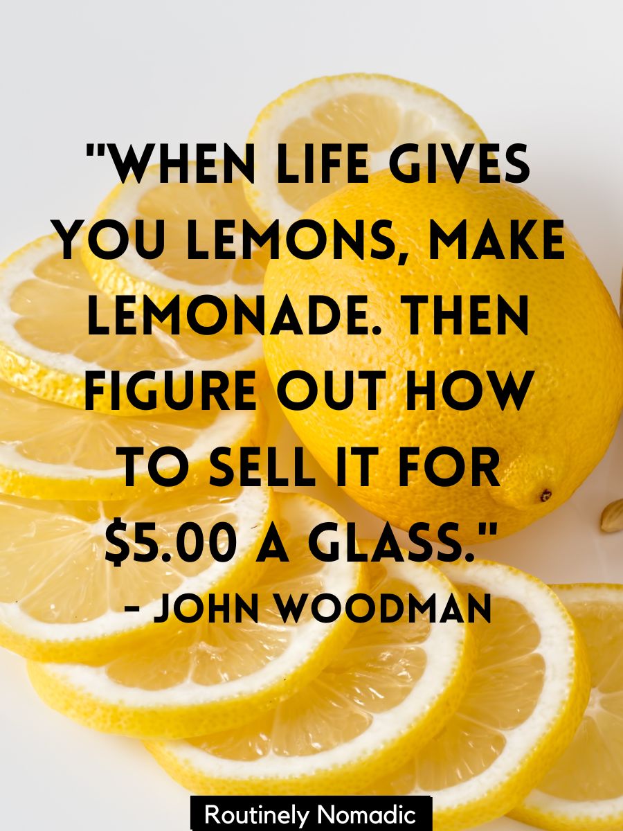 100 Inspiring and Funny When Life Gives You Lemons Quotes - Routinely ...