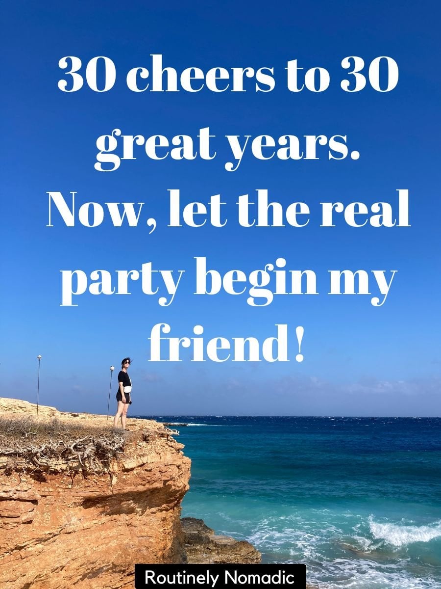 100 Cute and Funny Happy 30th Birthday Quotes to Celebrate a New Decade ...