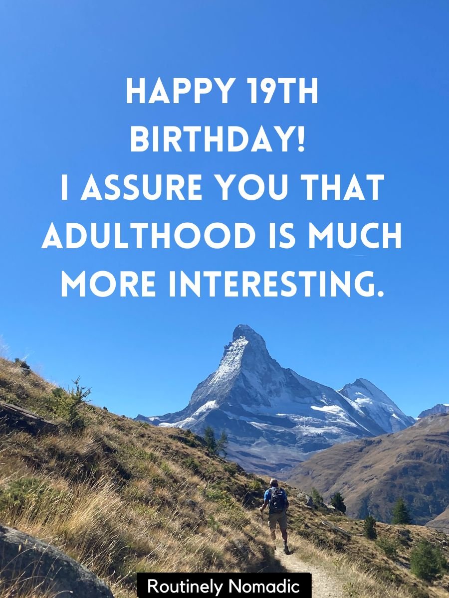 100 Happy 19th Birthday Wishes for that Perfect HBD Message - Routinely ...