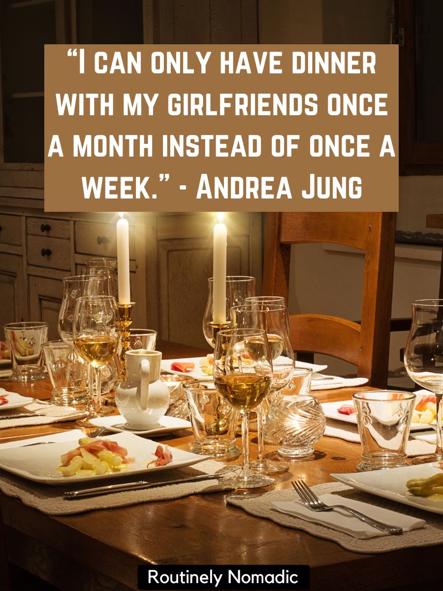 170 Short Dinner Quotes for Instagram Captions - Routinely Shares