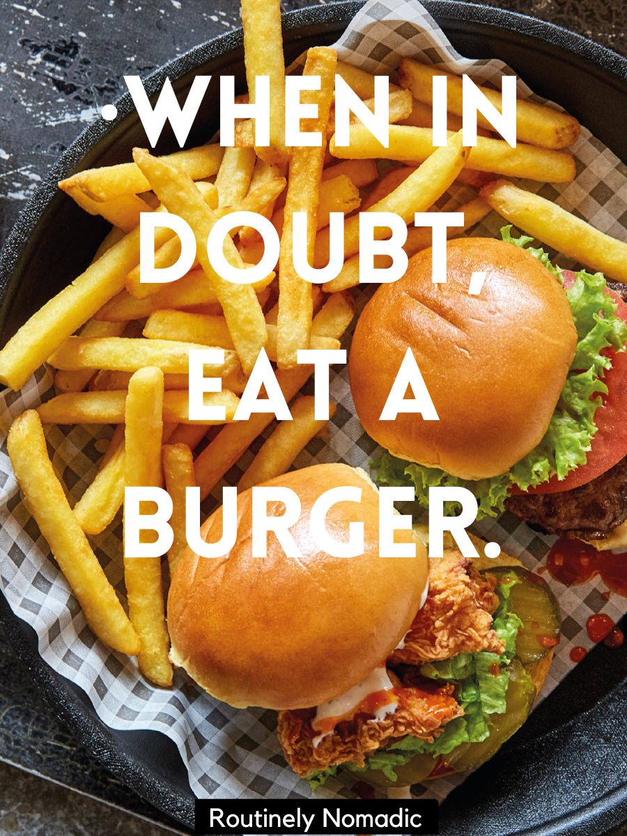 135 Best Burger Captions, Quotes and Puns for Instagram - Routinely Shares