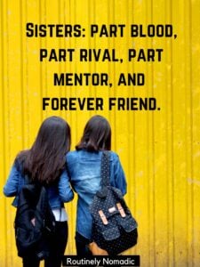 150 Short Sister Quotes for Instagram for that Sisterhood Aesthetic ...