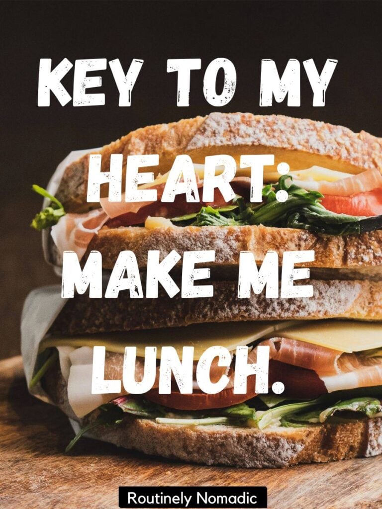 115 Short Lunch Quotes for Instagram - Routinely Shares