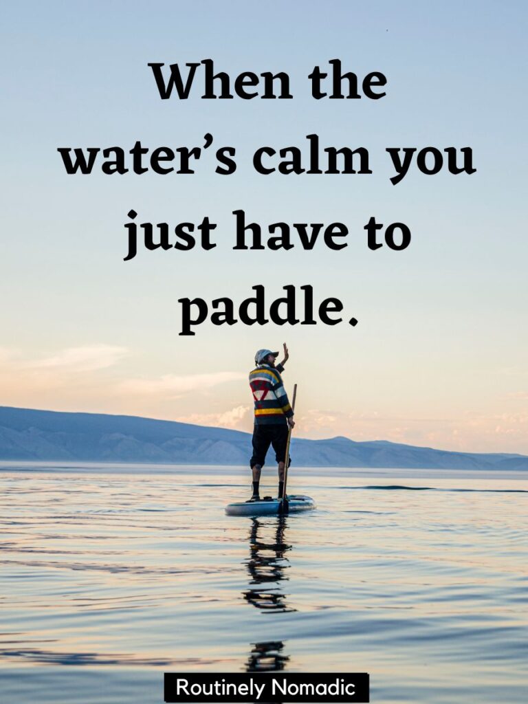 125 Paddle Board Captions for Time on the Water - Routinely Shares