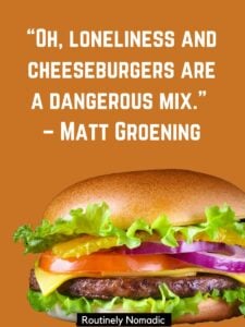 135 Best Burger Captions, Quotes and Puns for Instagram - Routinely Shares