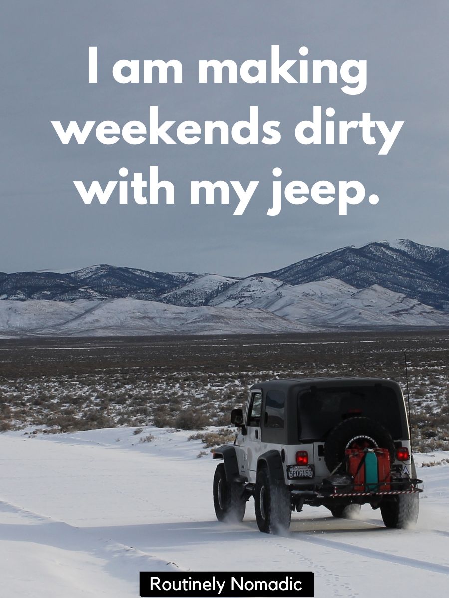 100 Awesome Short Jeep Quotes for Instagram - Routinely Shares