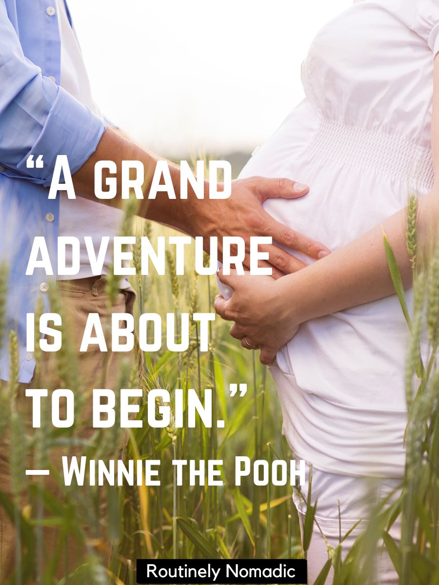 150 Cute Maternity Photo Shoot Captions - Routinely Shares