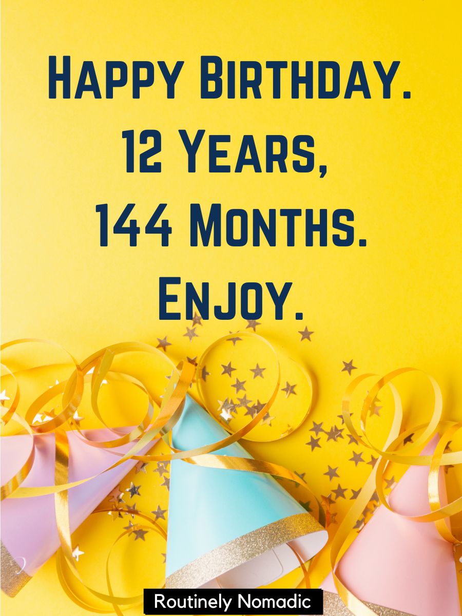 100 Happy 12th Birthday Wishes for that Perfect HBD Message - Routinely ...