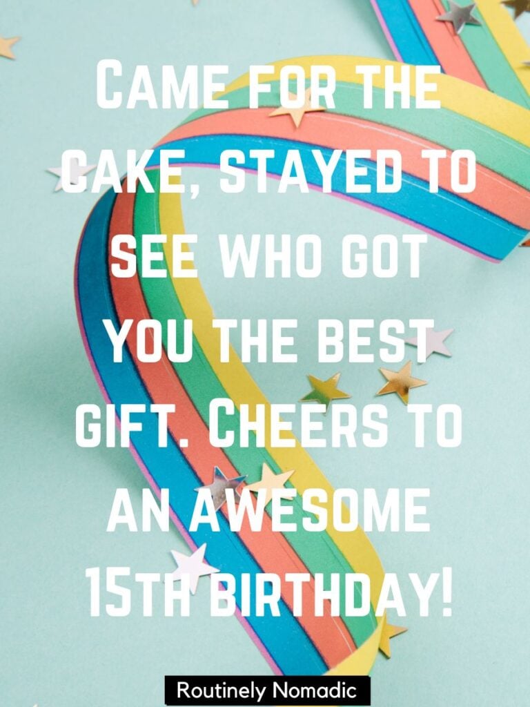 100 Happy 15th Birthday Wishes for that Perfect HBD Message - Routinely ...