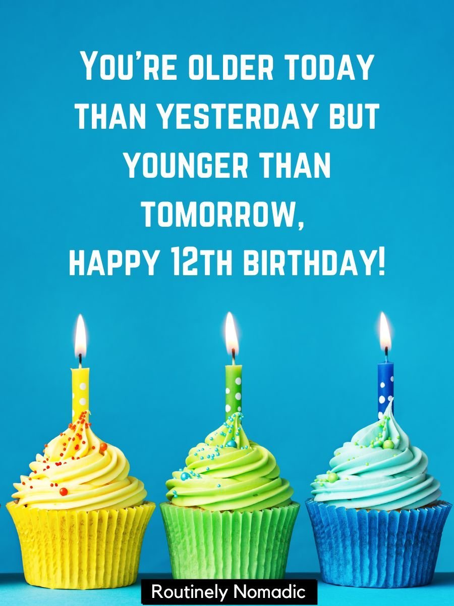 100 Happy 12th Birthday Wishes for that Perfect HBD Message - Routinely ...