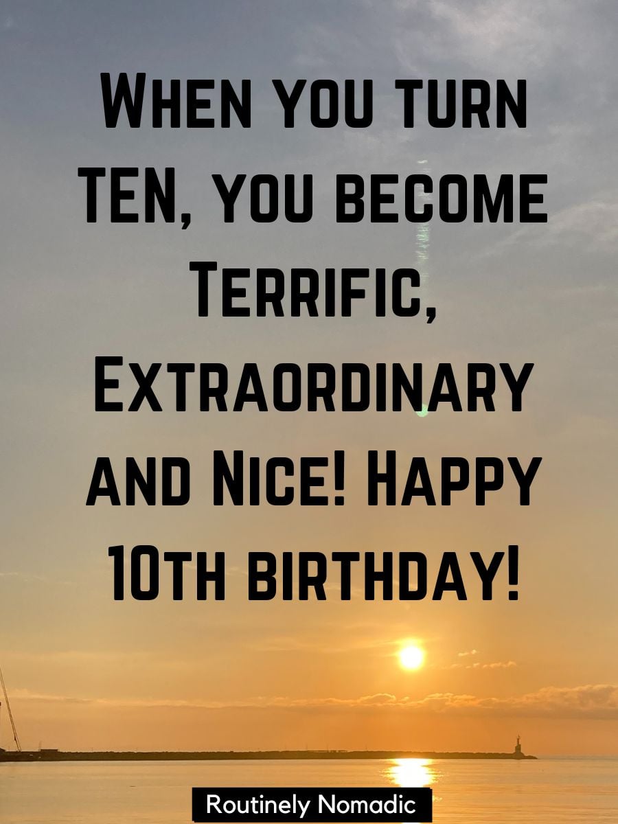 100 Happy 10th Birthday Wishes for that Perfect Birthday Message ...