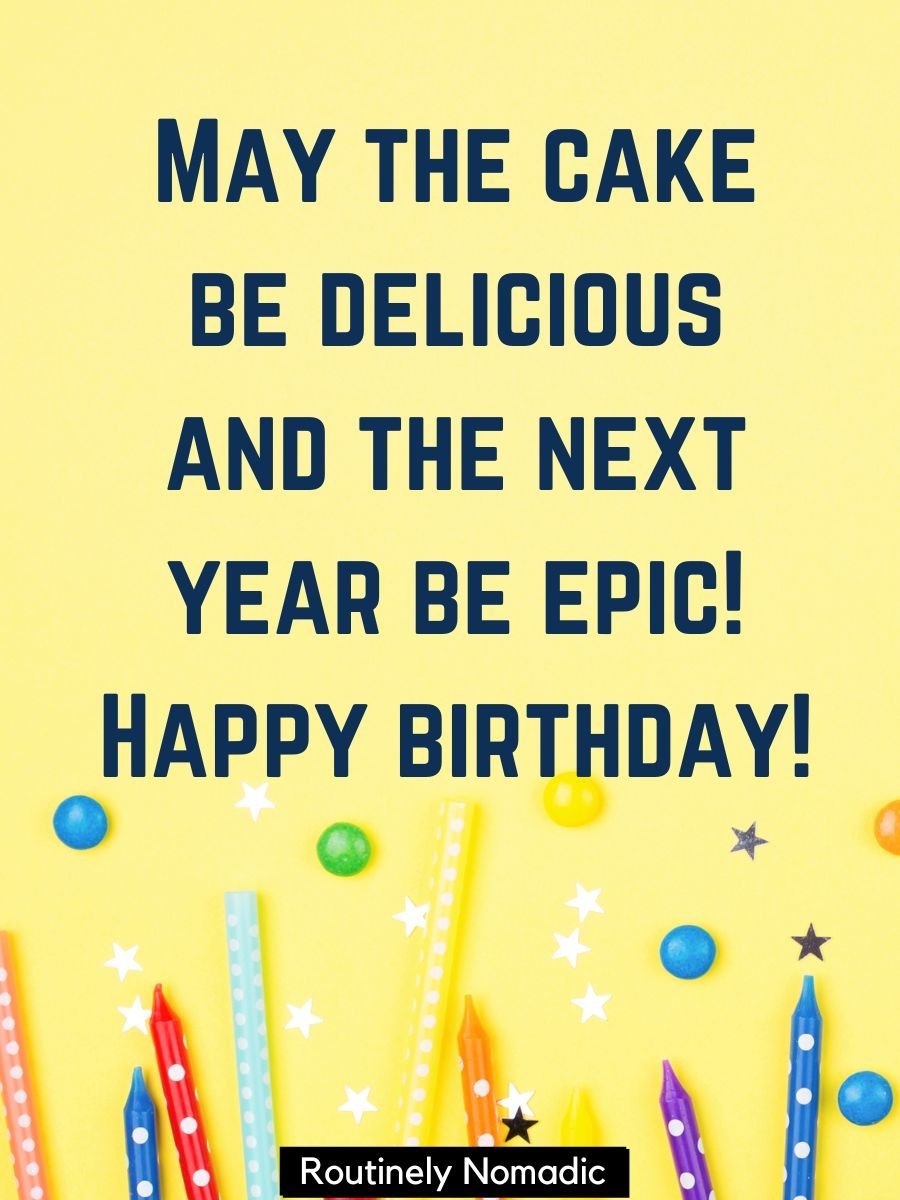 Short One Line Happy Birthday Wishes and Messages - Routinely Shares