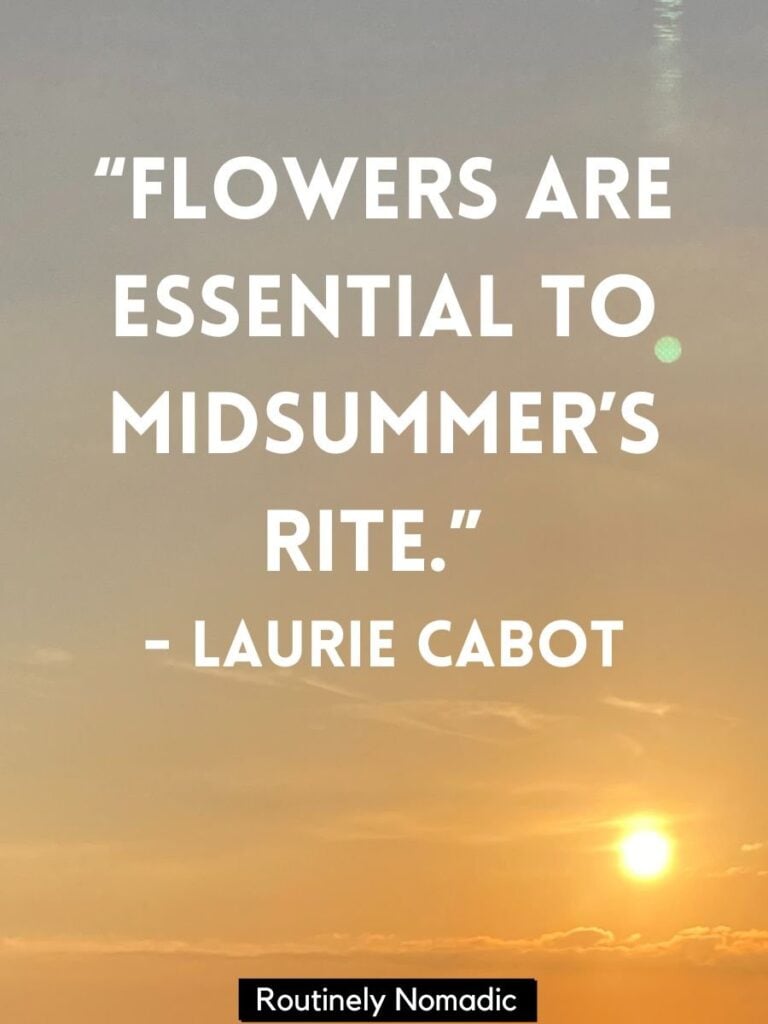 100 Best Summer Solstice Quotes & Blessings - Routinely Shares