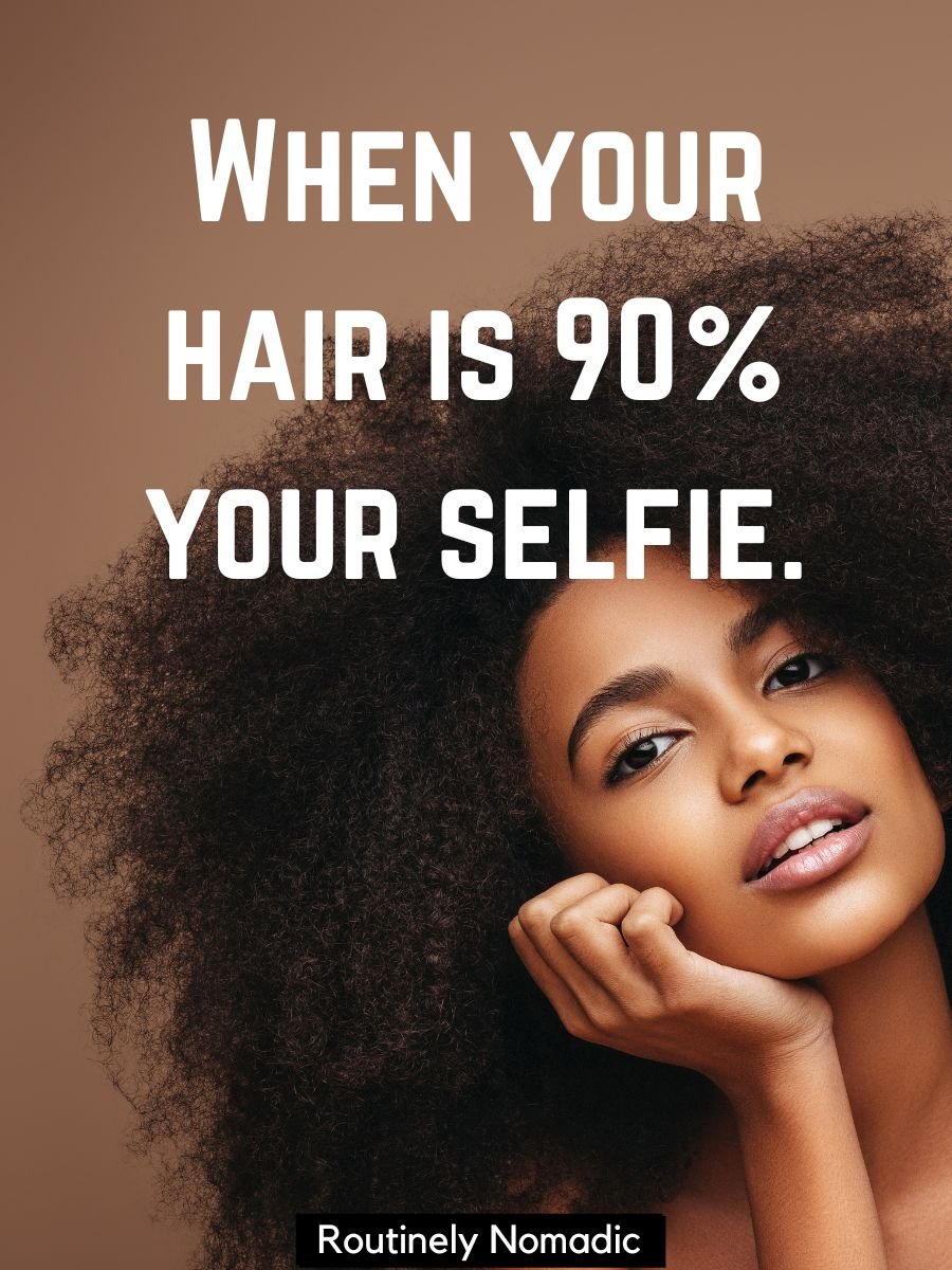 145 Amazing Curly Hair Captions for that Wild Vibe - Routinely Shares