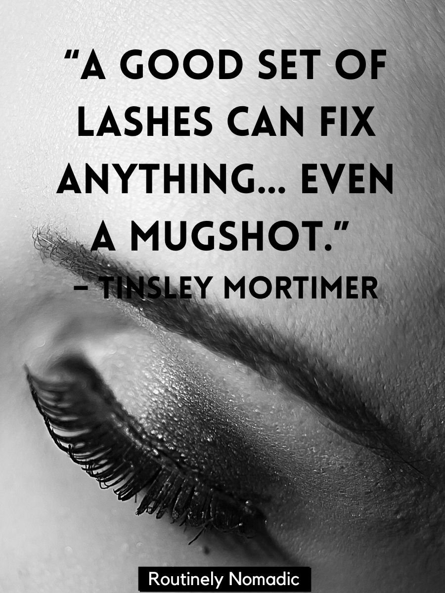100 Short Lash Quotes for Instagram - Routinely Shares