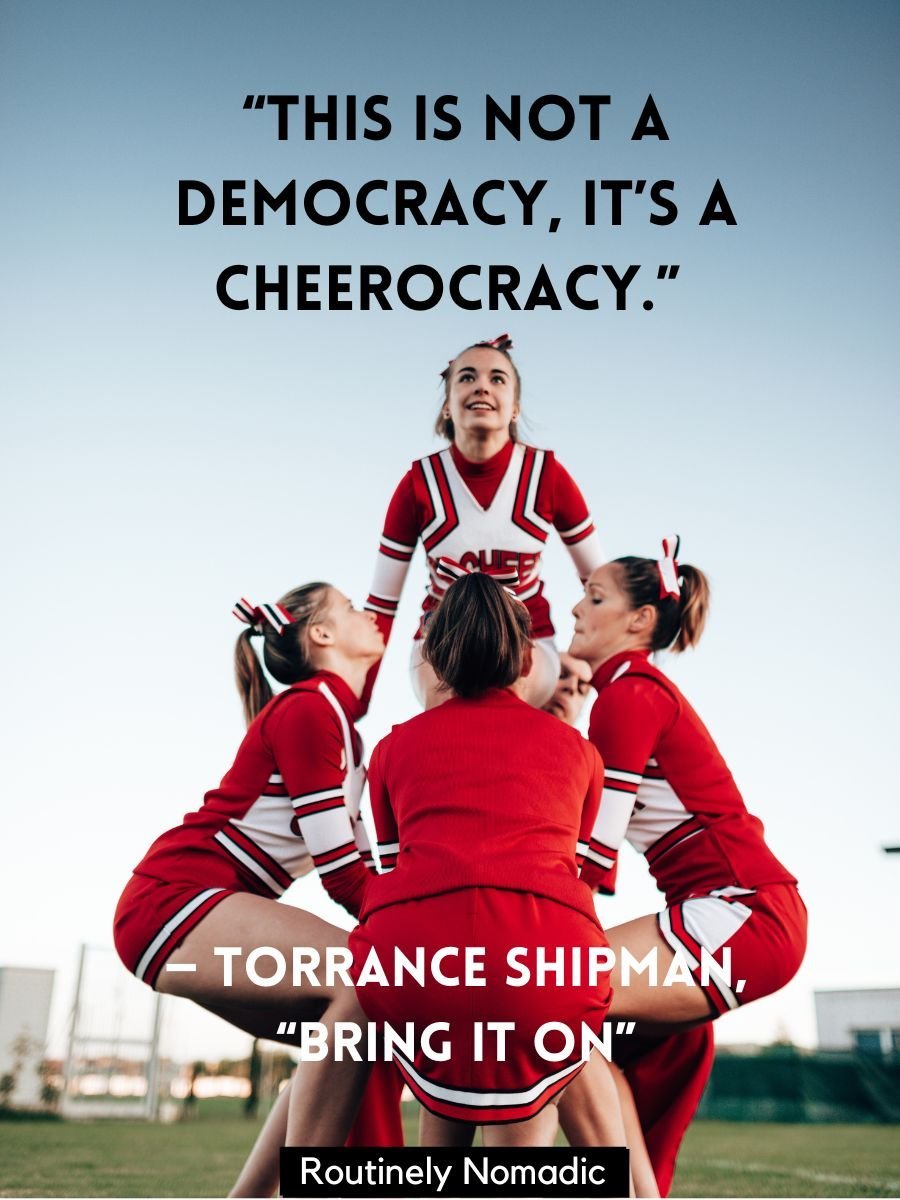 100 Perfect Cheer Captions for that Team Aesthetic - Routinely Shares