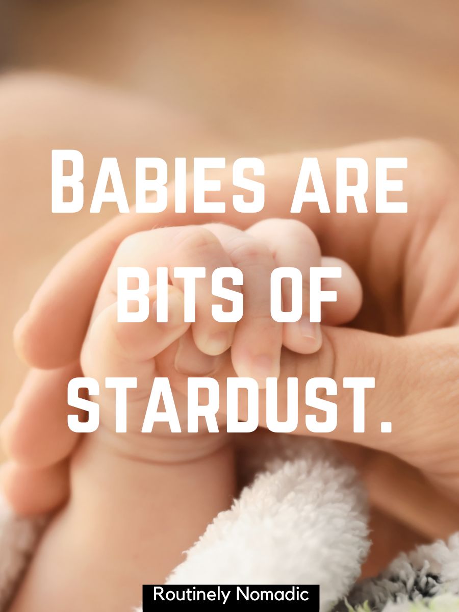 150 Cute and Short Baby Quotes for Instagram - Routinely Shares