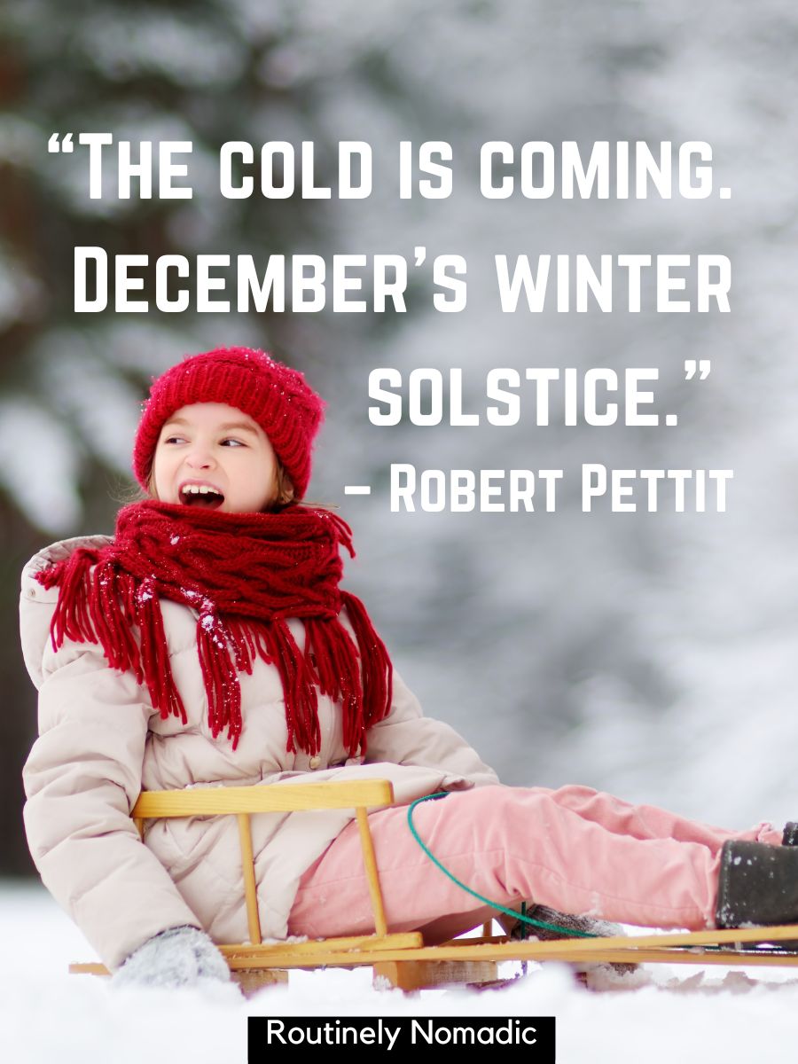 125 Short December Quotes for Instagram to Welcome that Winter ...