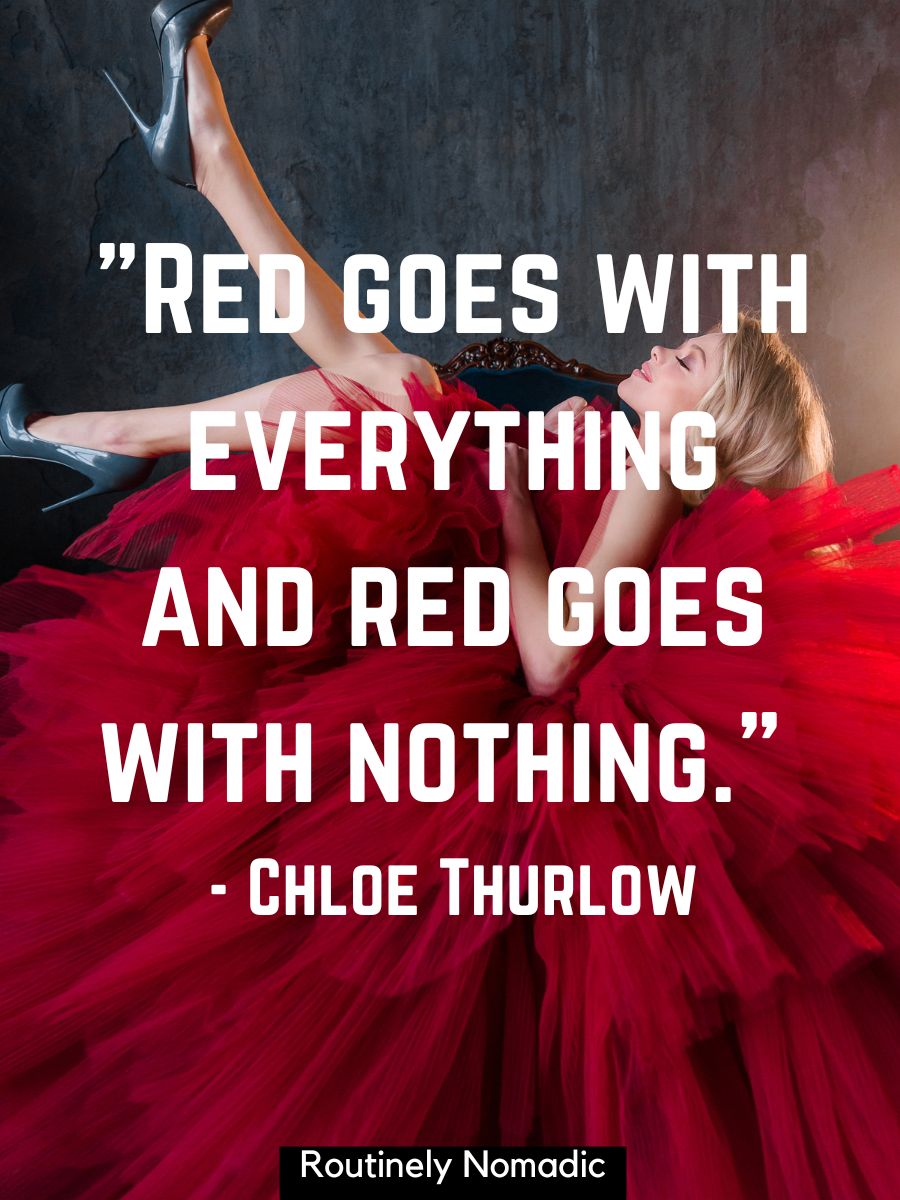100 Stunning Red Dress Captions for that Red Aesthetic - Routinely Shares
