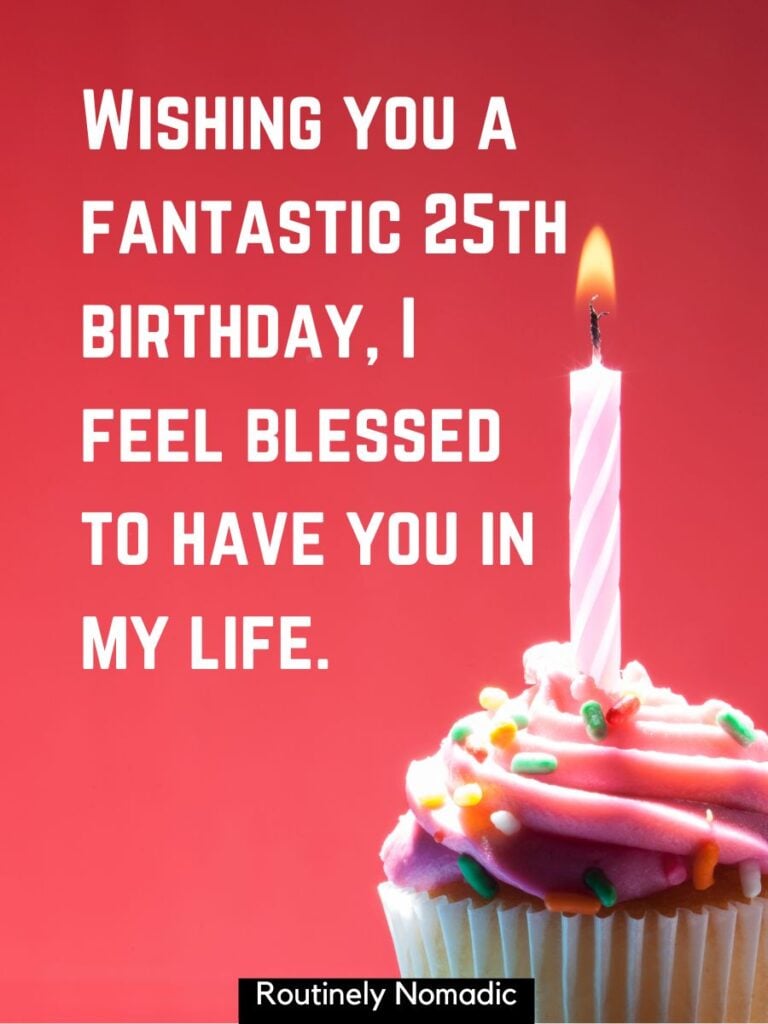 100 Happy 25th Birthday Wishes for that Perfect HBD Message - Routinely ...